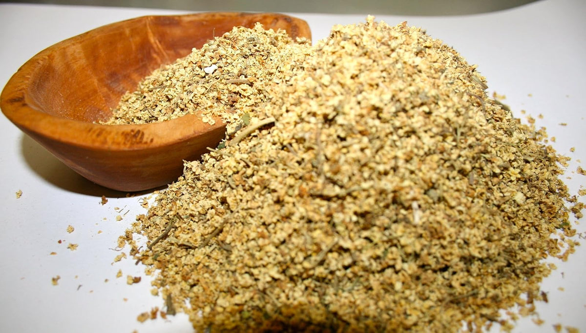 dried elderberry flowers in herbal blends