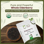 dried elderberry for herbal remedies