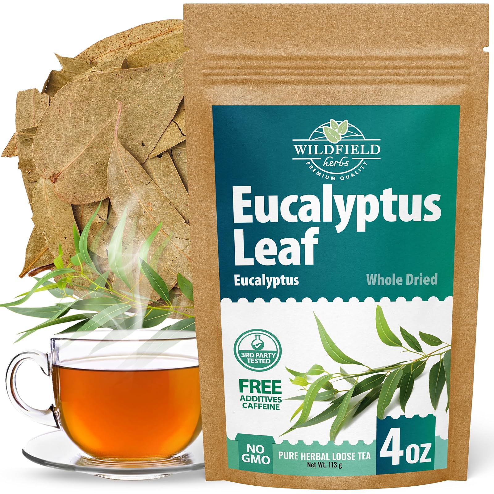 dried eucalyptus leaves for herbal tea