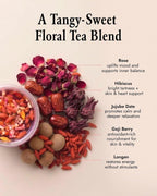 dried flowers and herbs tea