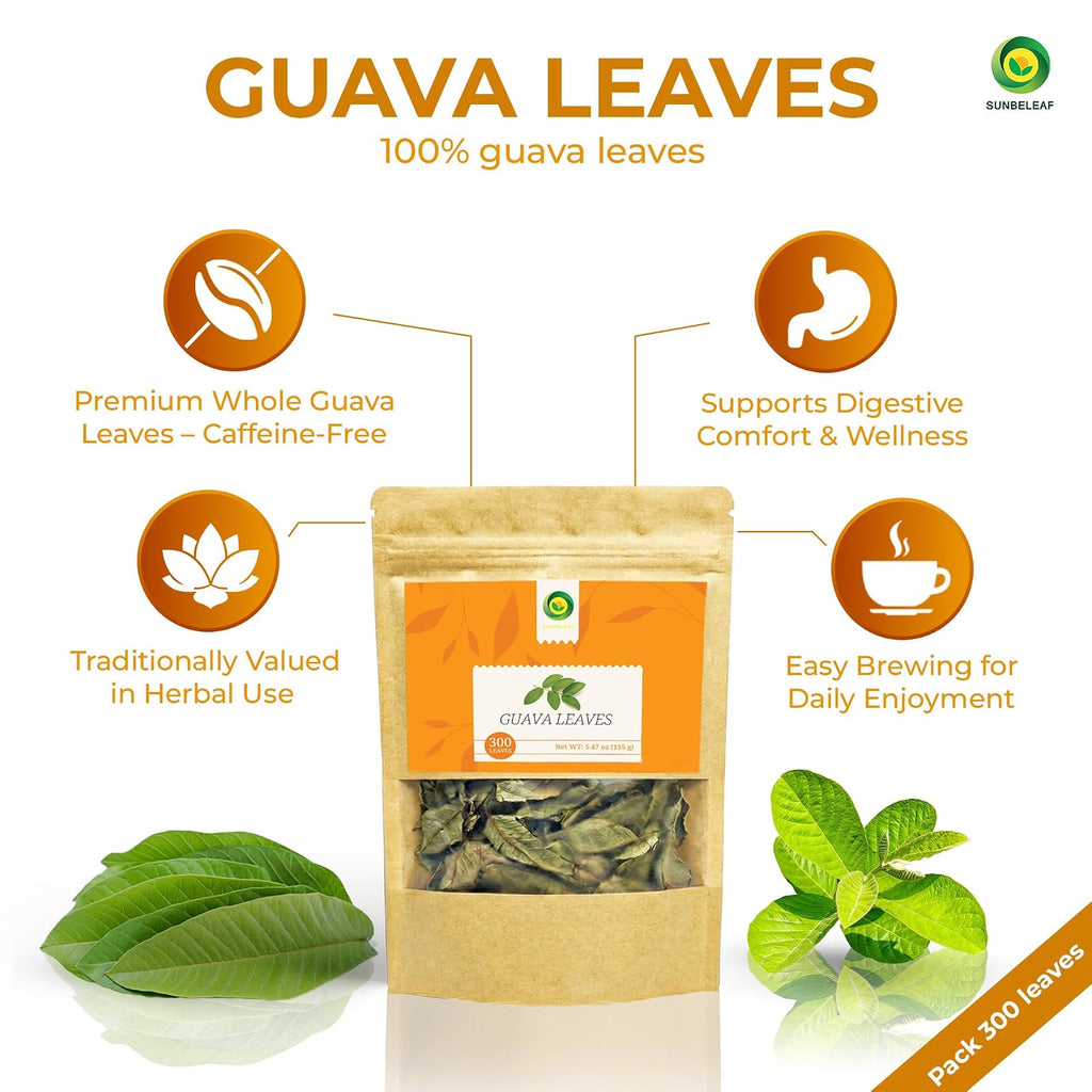 dried guava leaves for tea