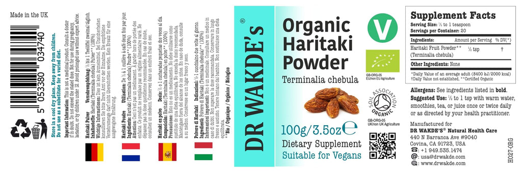 dried haritaki for natural energy
