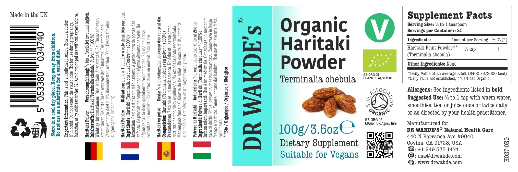 dried haritaki for natural energy