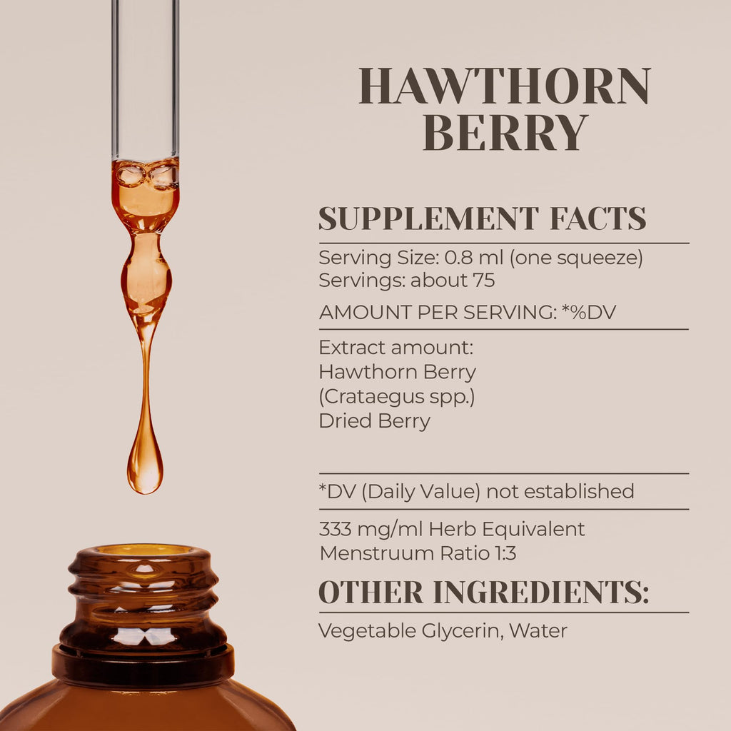 Dried hawthorn berries for immune boost