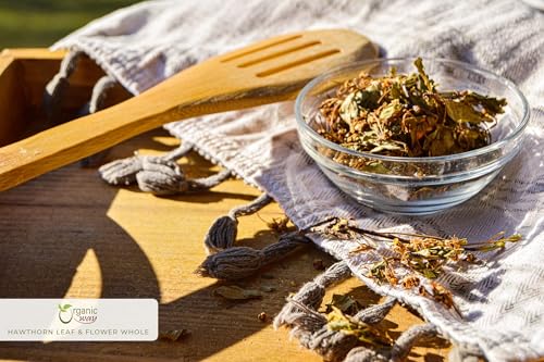 dried hawthorn leaves for tea brewing