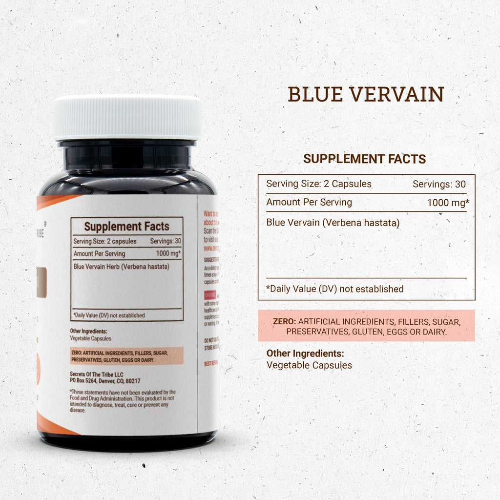 Dried herb supplement for vitality