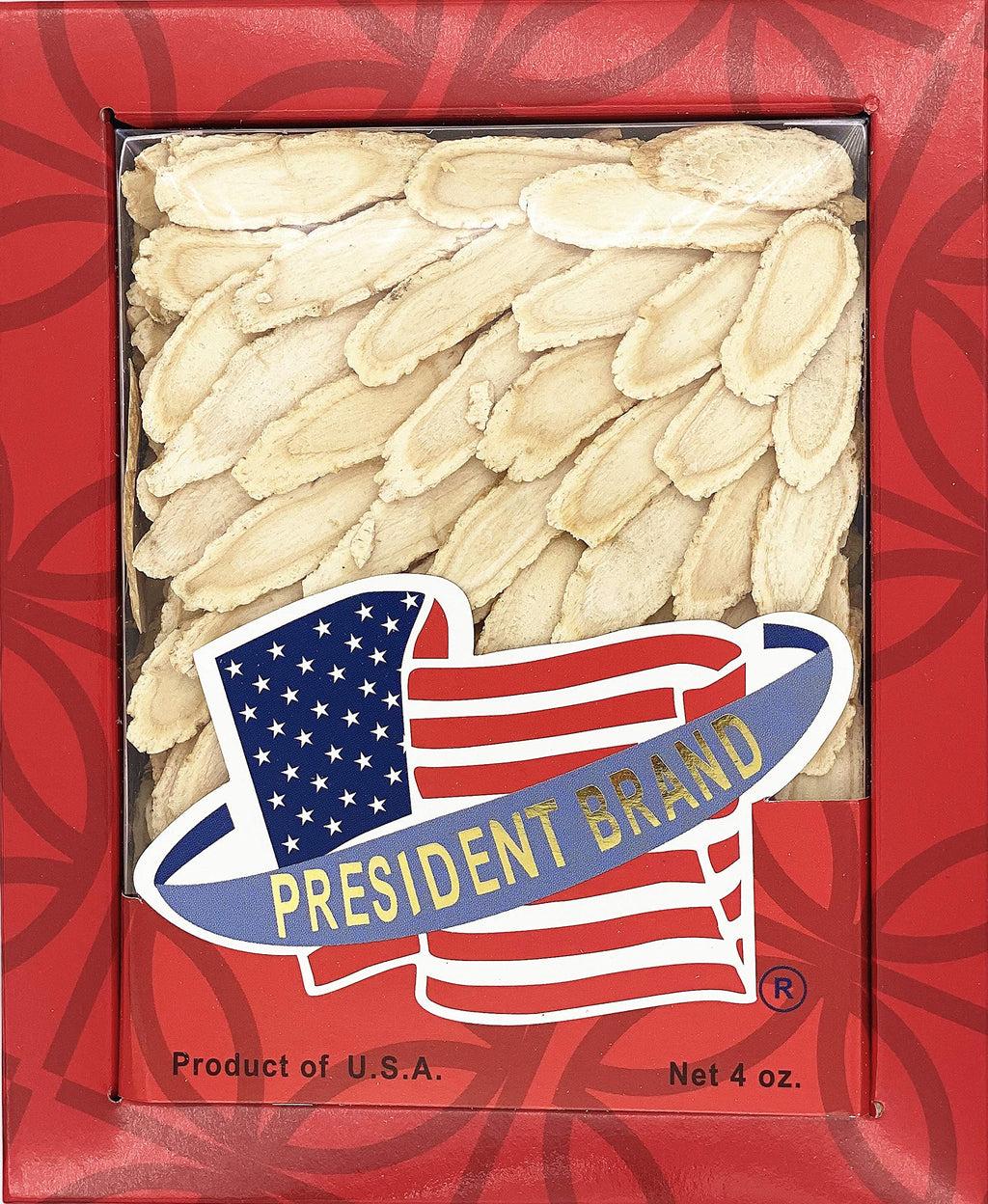 dried herbal ginseng root slices