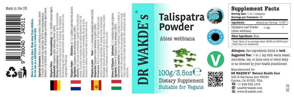 dried herbal powder for health