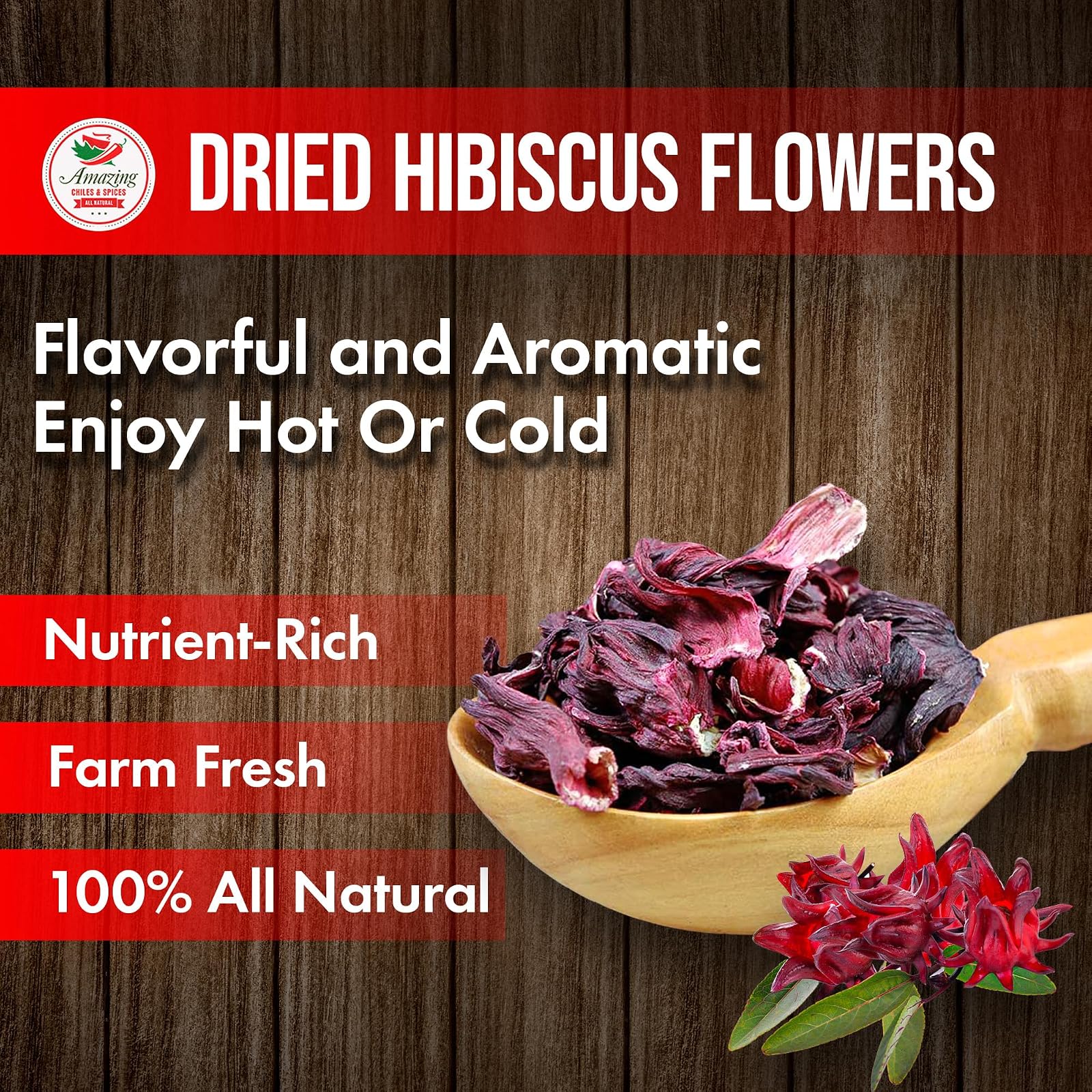 dried hibiscus flowers for infusion