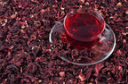 Dried hibiscus flowers for refreshing drinks