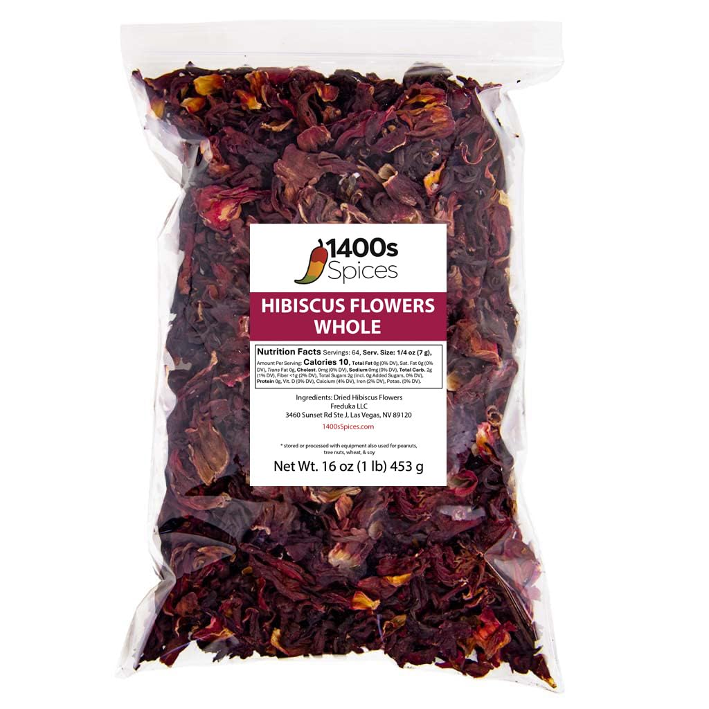 dried hibiscus flowers for tea
