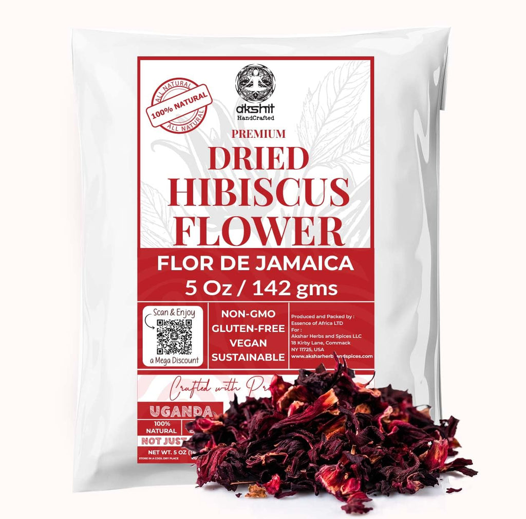Dried hibiscus flowers for tea