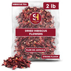 dried hibiscus flowers herbal tea