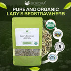 dried lady's bedstraw for herbal infusions