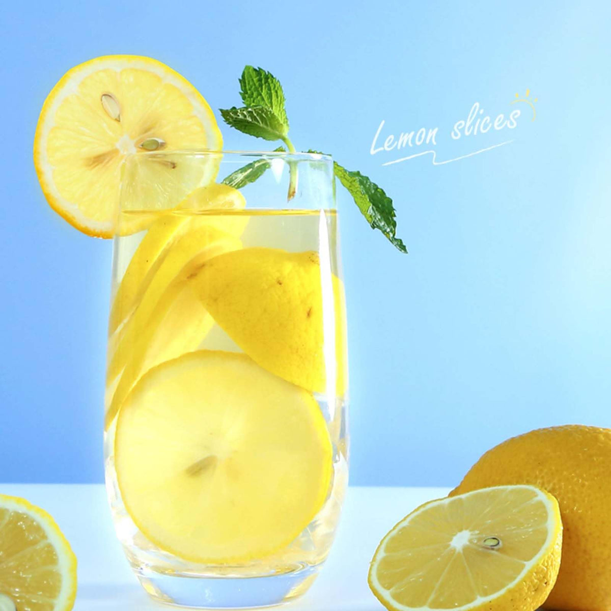 dried lemon slices for refreshing drinks