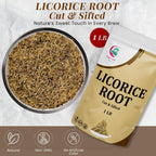 Dried licorice root for tea
