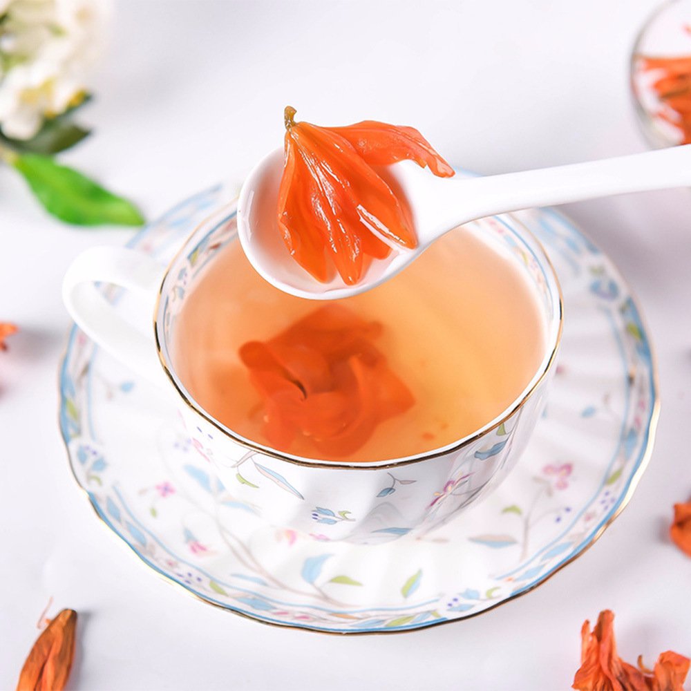 dried lilium flowers for herbal infusions