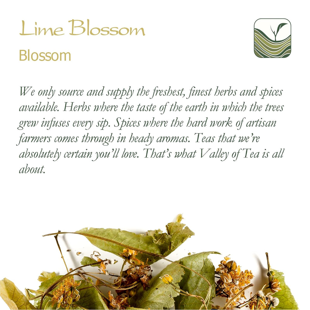 Dried linden blossoms for herbal remedies