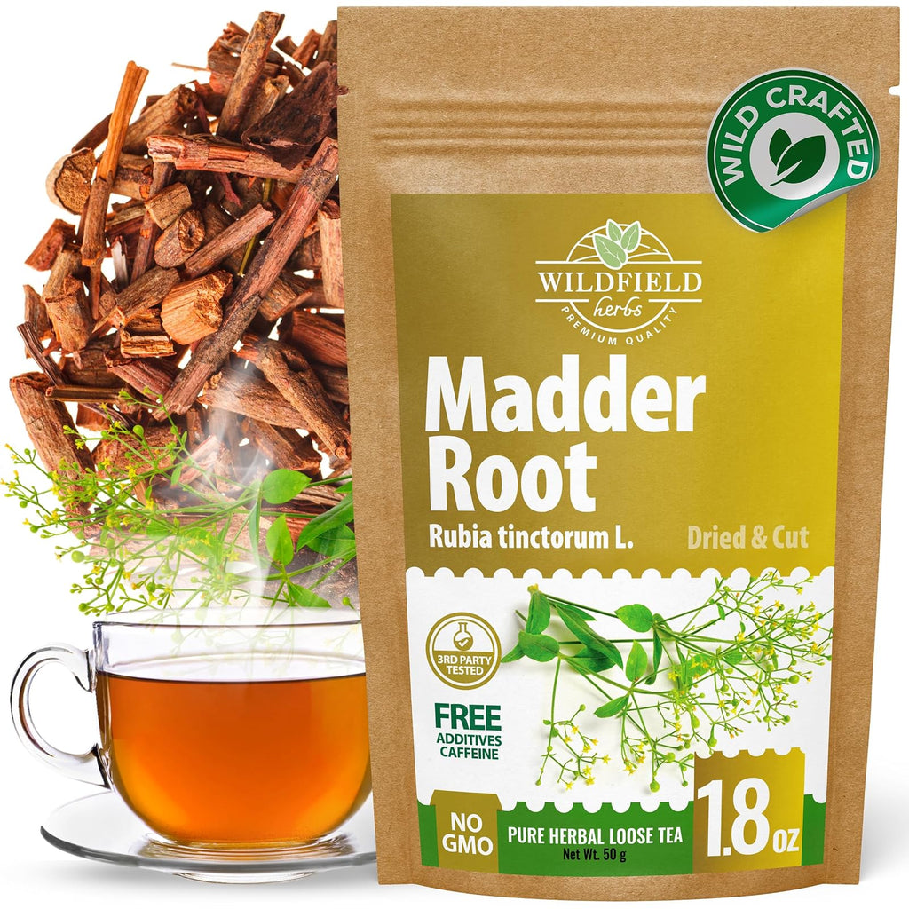 dried madder root herbal tea