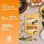 dried marigold flowers herbal infusion