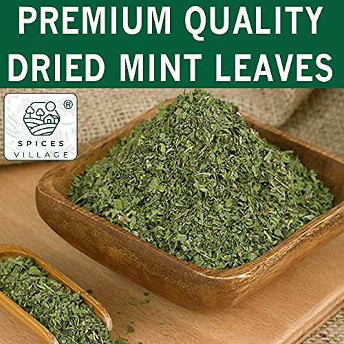 Dried mint adds flavour to ginger tea