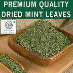 Dried mint adds flavour to ginger tea
