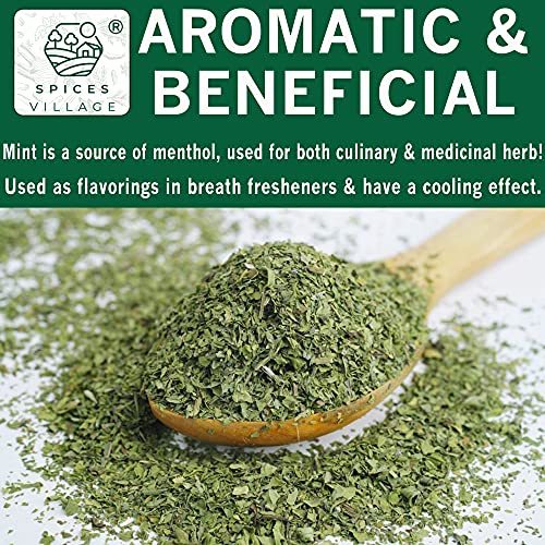 Dried mint leaves enhance herbal detox tea