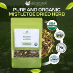 dried mistletoe herb for wellness