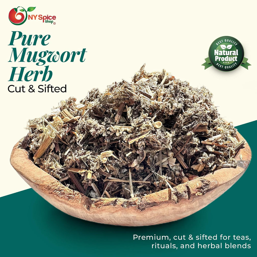 dried mugwort for calming infusion