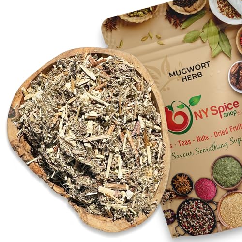 dried mugwort herb for tea