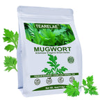 dried mugwort herb for tea