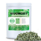 dried mugwort leaves herbal tea
