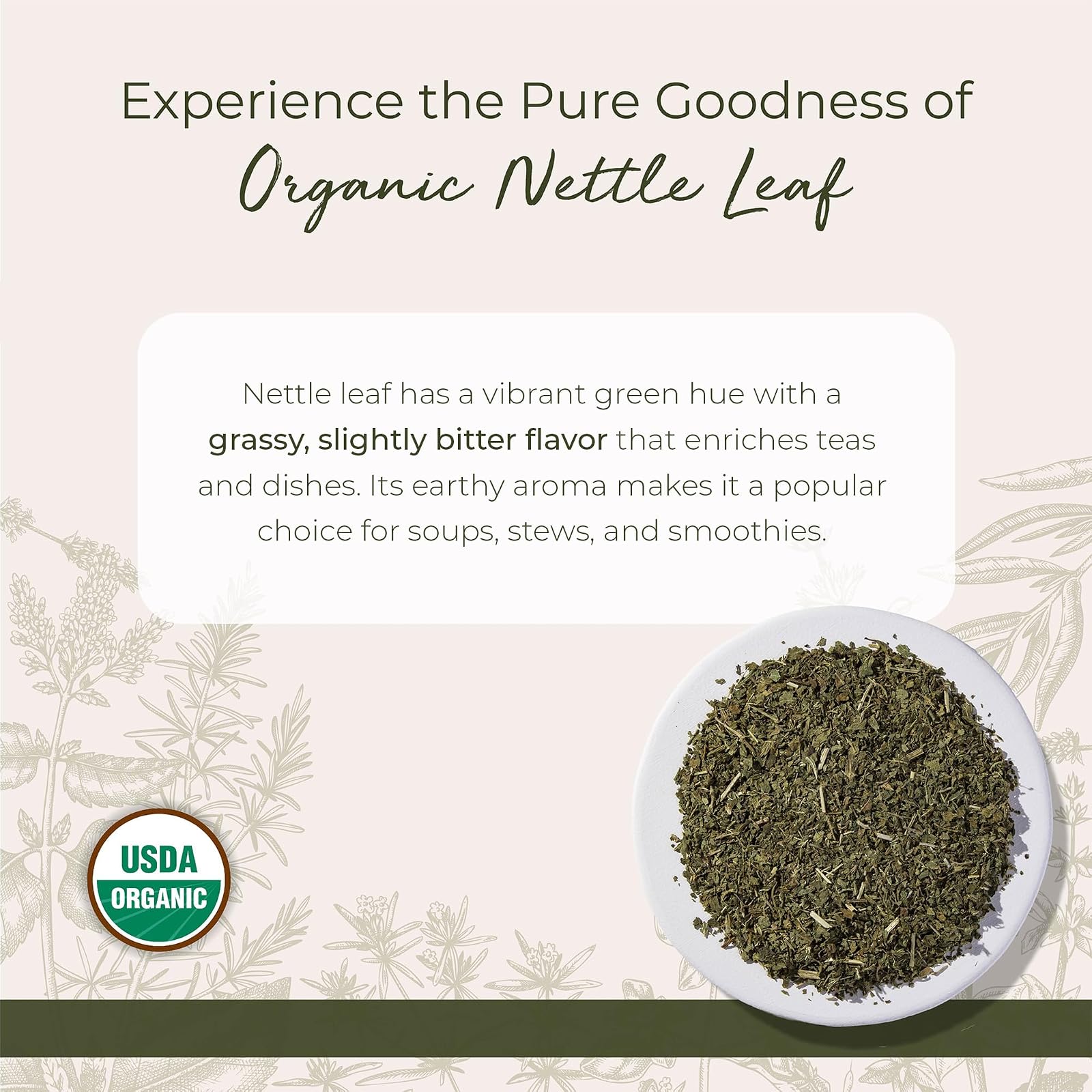 dried nettle leaf for smoothies