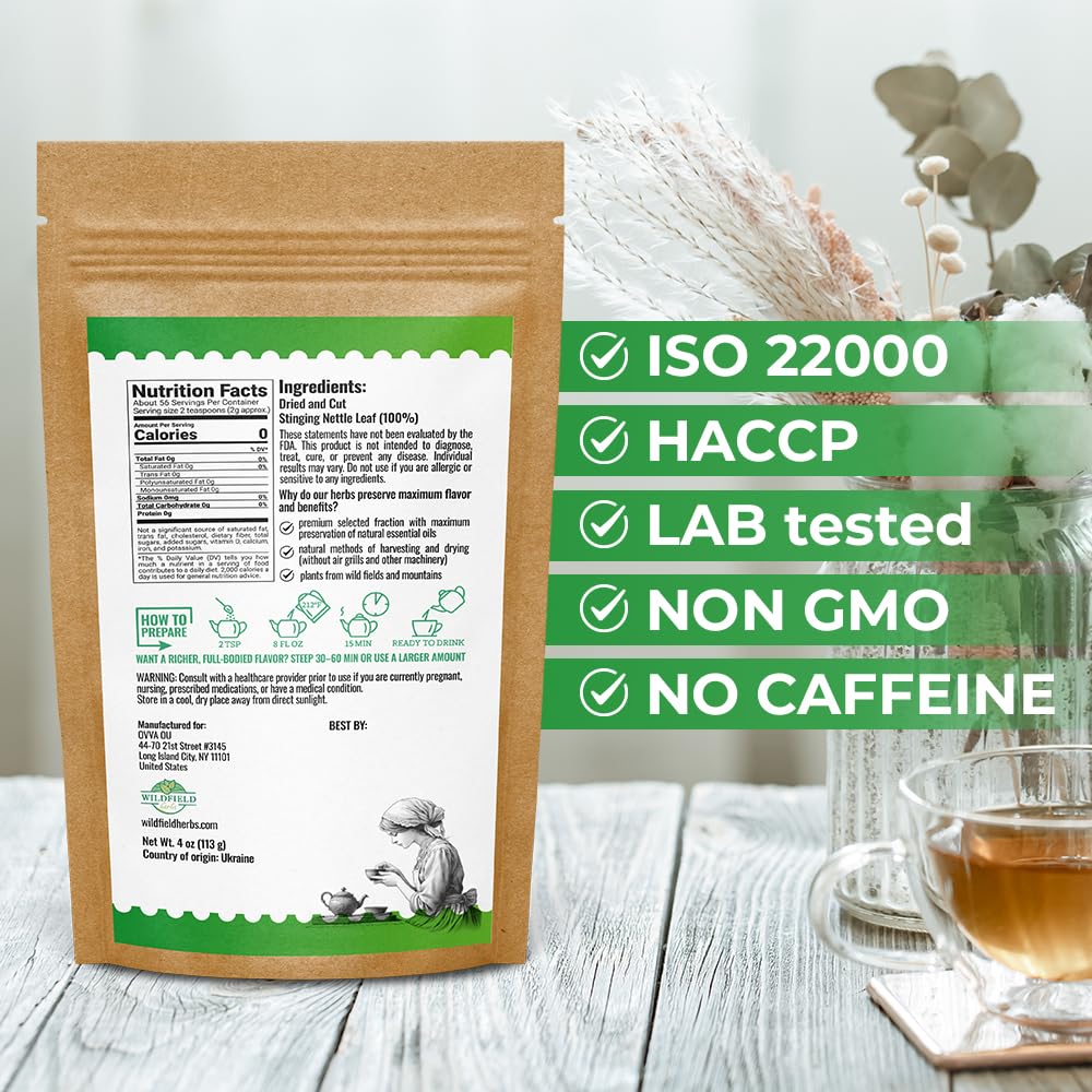 dried nettle tea for wellness