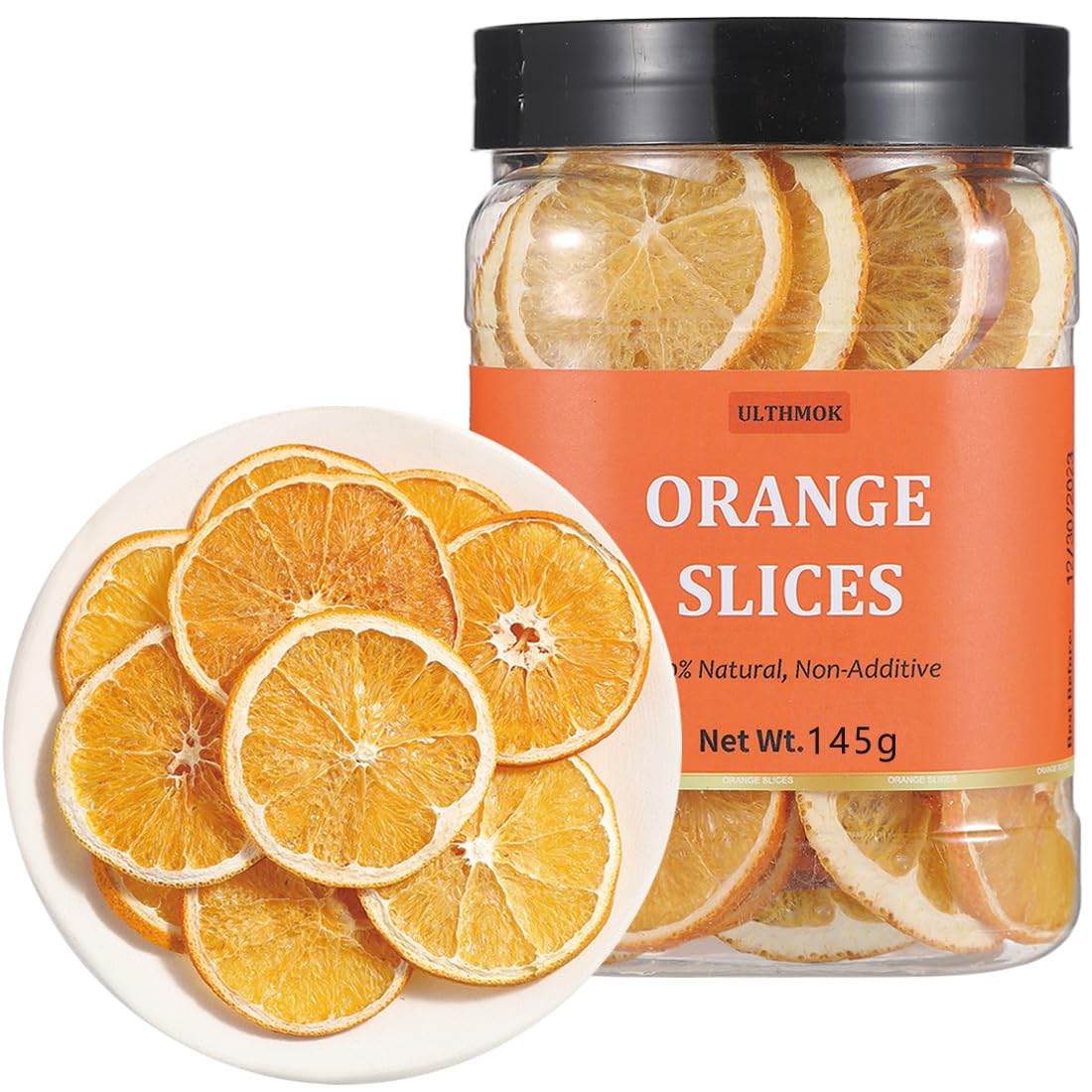 dried orange slices for herbal tea