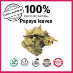 dried papaya leaves for tea