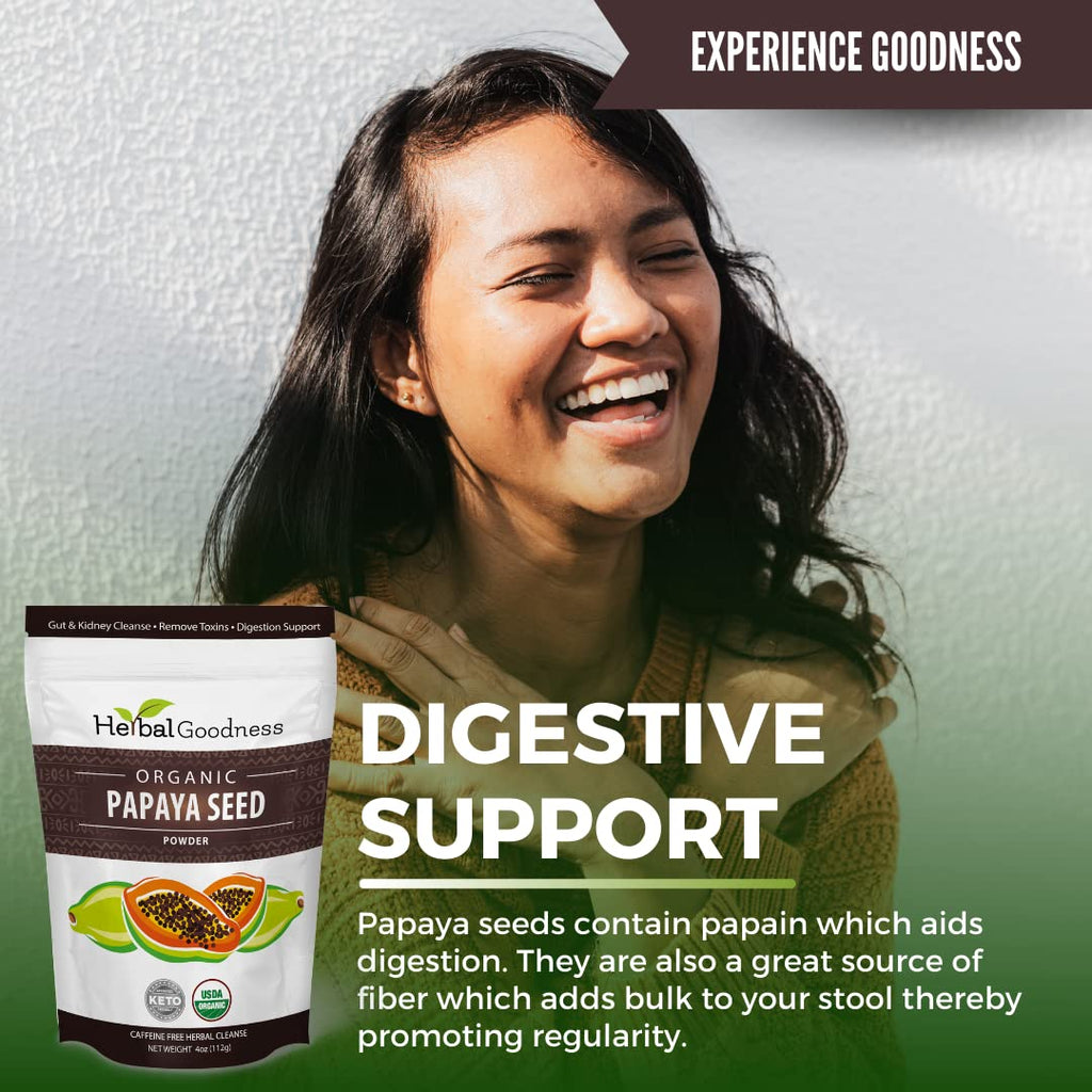 dried papaya seeds for healthy digestion
