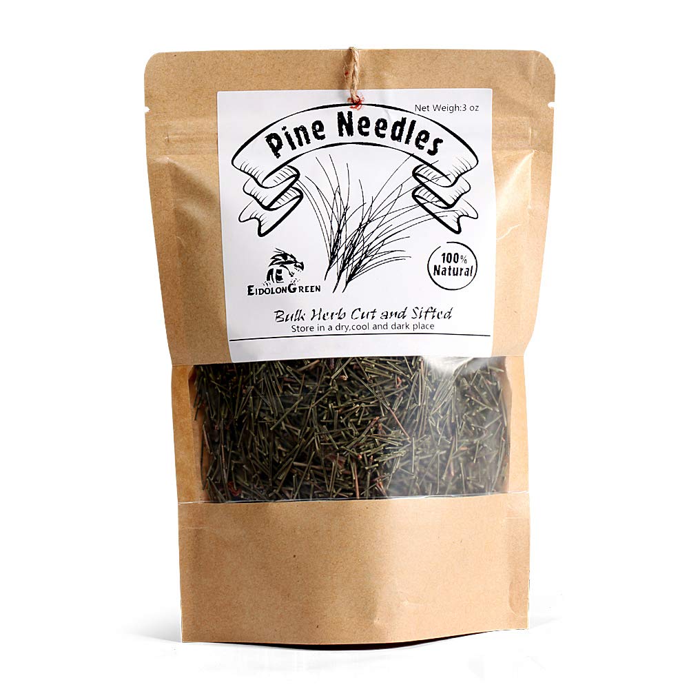 dried pine needle tea for wellness
