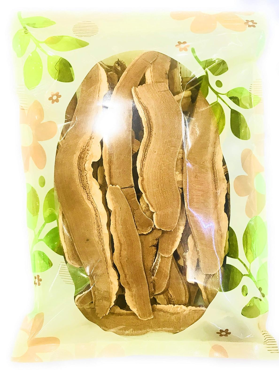 Dried red reishi mushroom slices