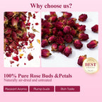 dried red rose tea benefits
