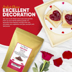 Dried rose petals for aromatic beverages