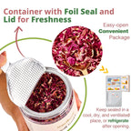 dried rose petals for herbal detox