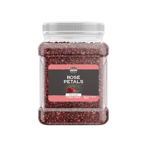 dried rose petals for herbal tea