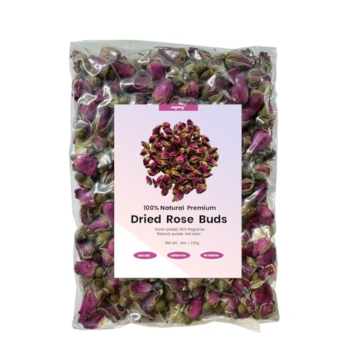 dried rose petals for herbal tea