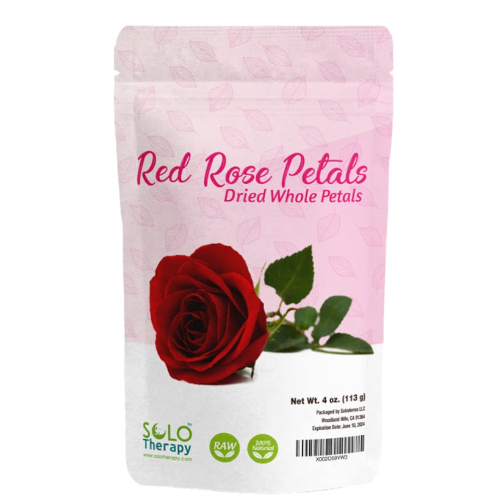 dried rose petals herbal tea