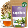Dried sage herb for herbal tea