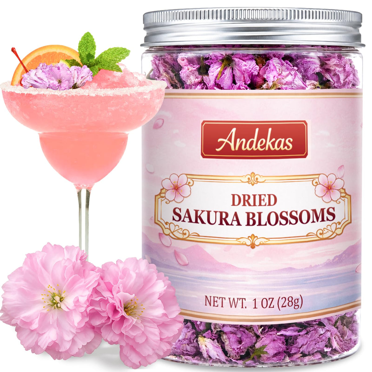 dried sakura blossoms for baking