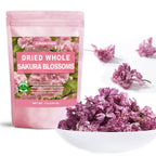 dried sakura flowers for herbal infusions