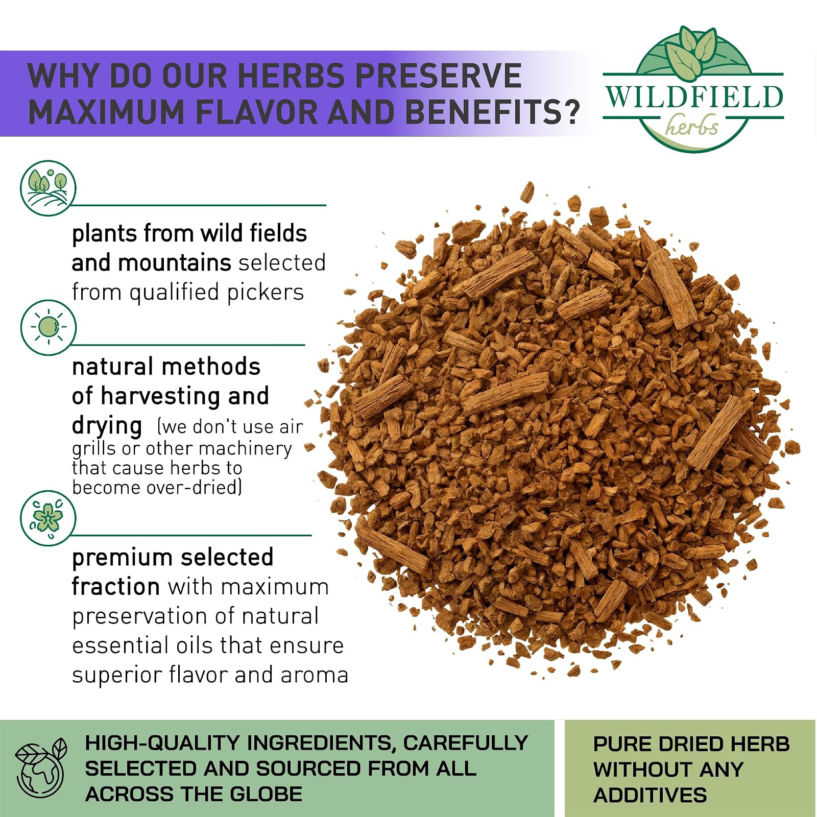 Dried Scutellaria herb for wellness