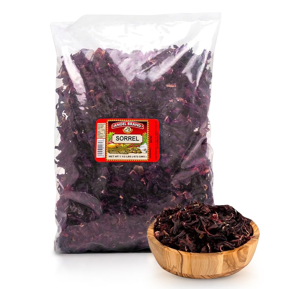 dried sorrel hibiscus flowers pouch